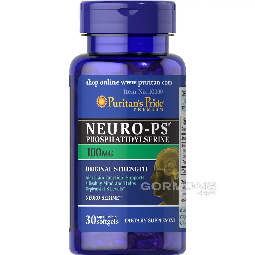 Buy Online Вітаміни Puritan's Pride Neuro-PS 100 mg 30 caps Puritan's ...