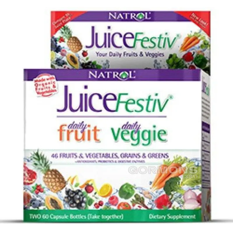 Buy Online Natrol JuiceFestiv 120 caps Natrol (€ 39).