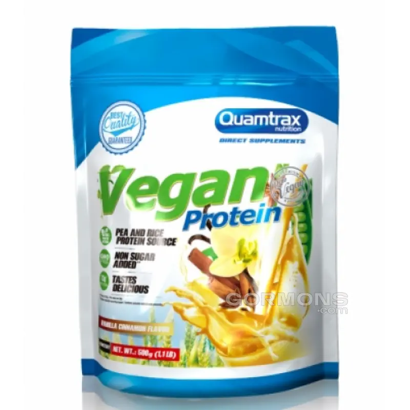 Buy Online Веган протеин Quamtrax Vegan protein 500 г Quamtrax ...