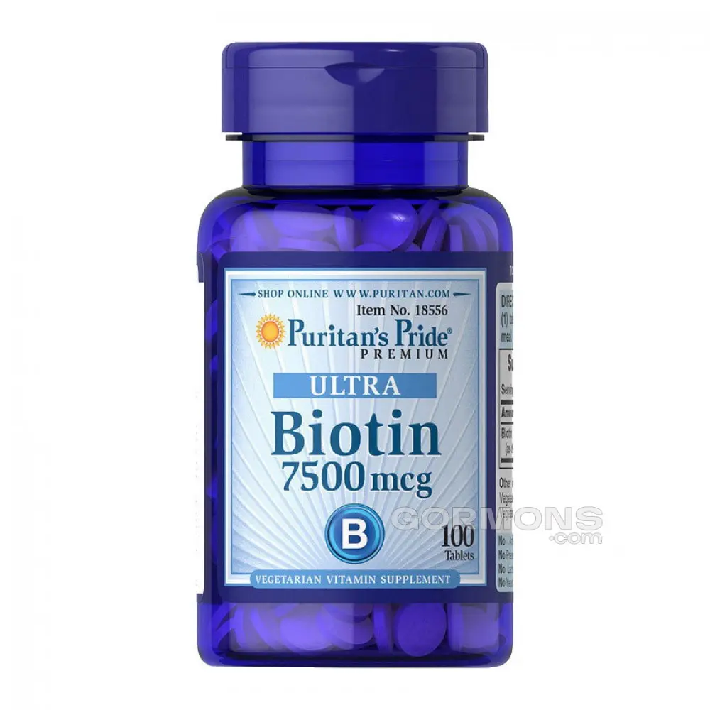 Buying Біотин Puritan's Pride Biotin 7500 mcg 100 Tab Puritan's Pride ...