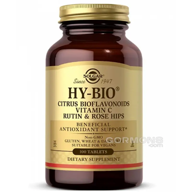 Витамин ц Solgar HY-BIO - 100 tab. Нет в наличии