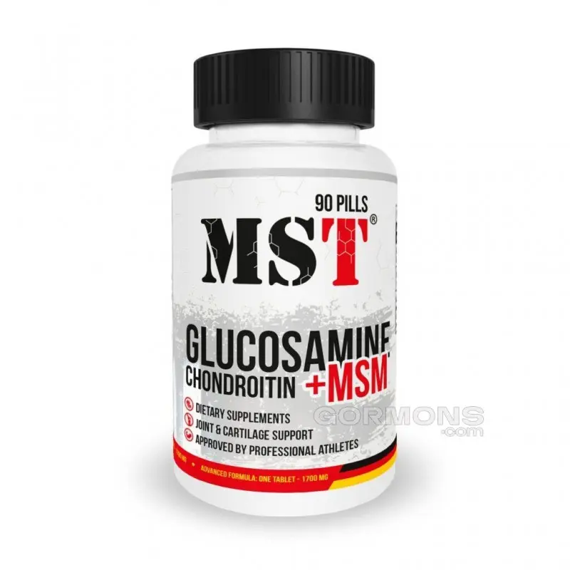 Для суглобів і зв’язок MST Glucosamine Chondroitin MSM 90 таблеток. Нет ...