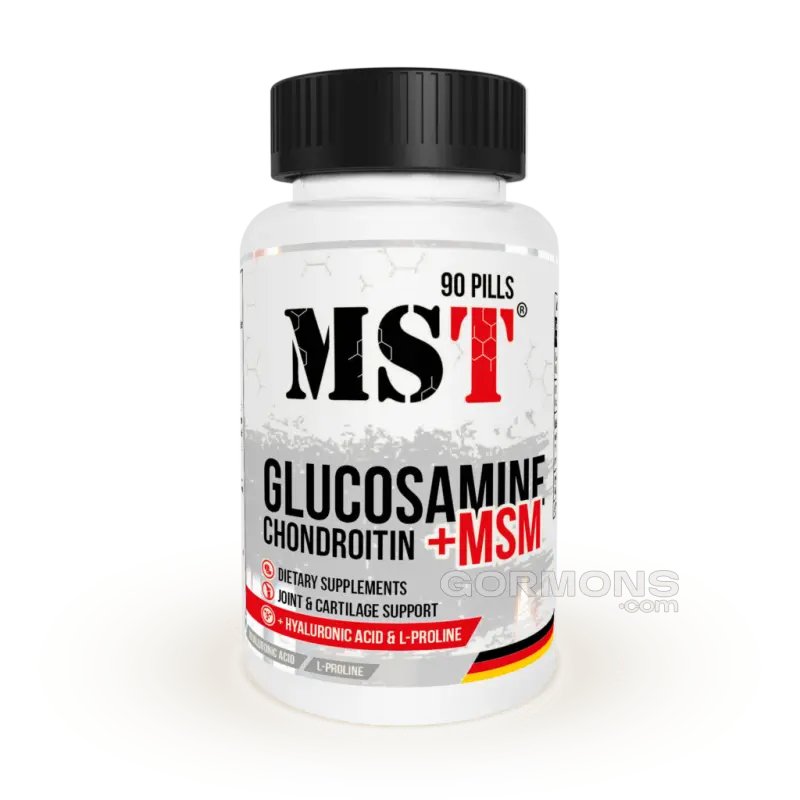 Buy Для суглобів і зв’язок MST Glucosamine Chondroitin MSM + Hyaluronic ...