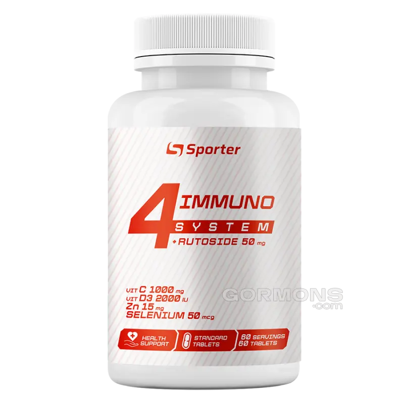 Buy Вітаміни Sporter 4Immuno system - 60 таб Sporter (€ 11).