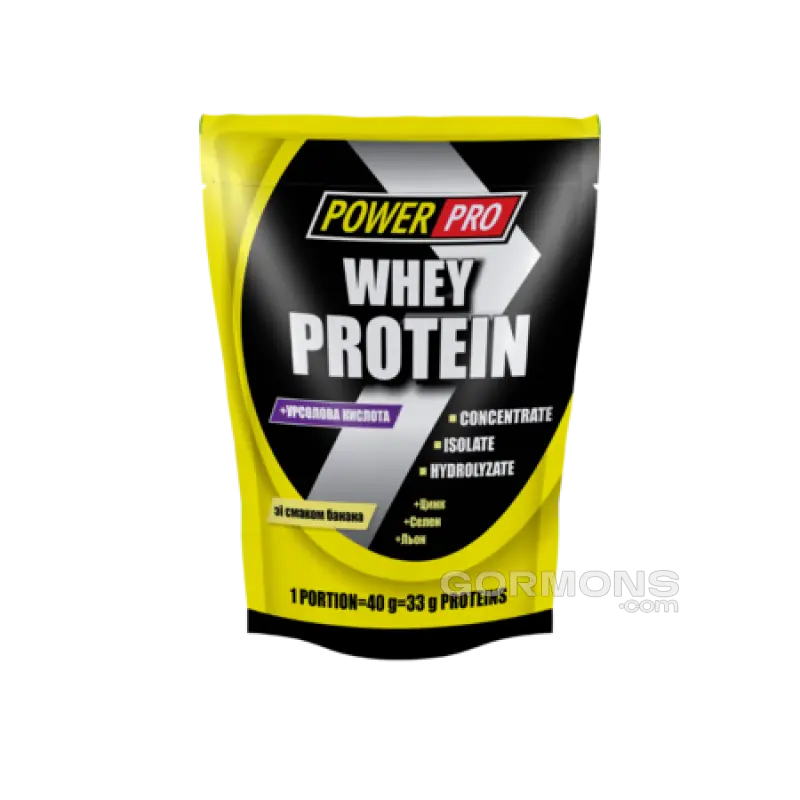 Протеїн Power Pro Whey Protein банан 1 кг. Нет в наличии